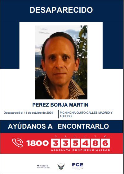 Martín Pérez Borja fue encontrado tras 10 días desaparecido – DIARIO CRÓNICA